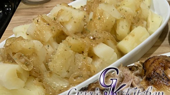 Cuban Yuca with Mojo - Greg's Kitchen